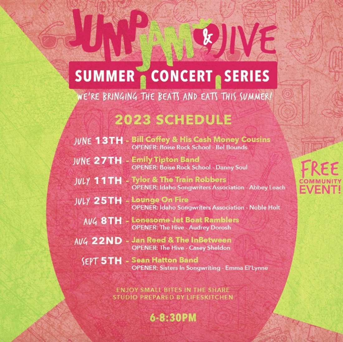 Jump, Jam and Jive Free Concert Series, JUMP Boise, 13 June 2023 | AllEvents.in