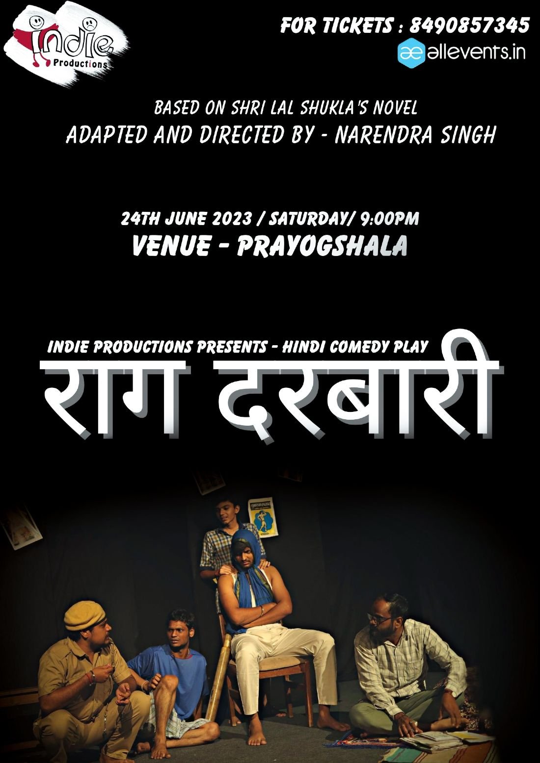 Raag Darbari - Hindi Comedy Play, Prayogshala, Ahmedabad, 24 June 2023 | AllEvents