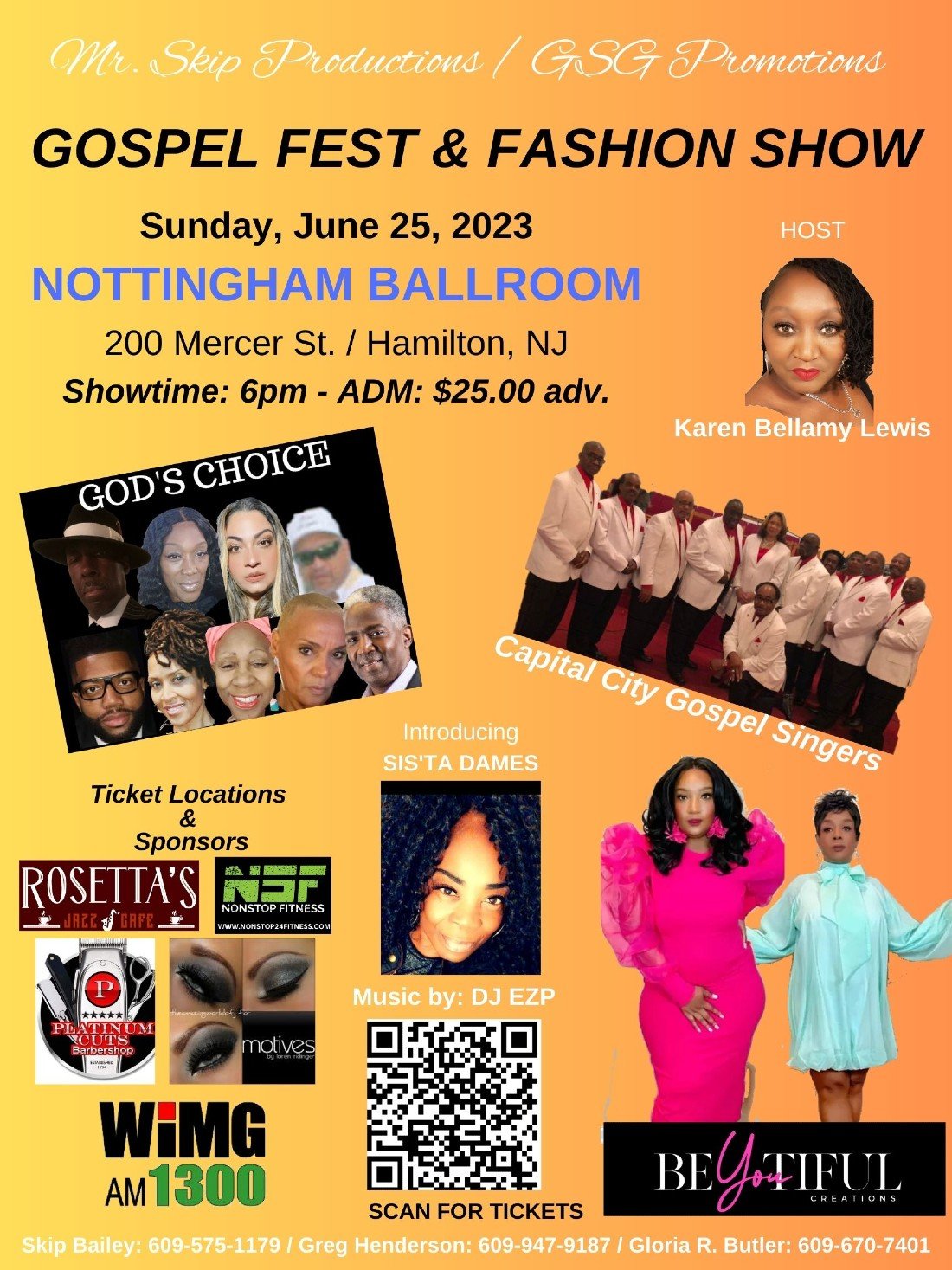 GOSPEL FEST & FASHION SHOW , Nottingham Ballroom , Hamilton, 25 June ...