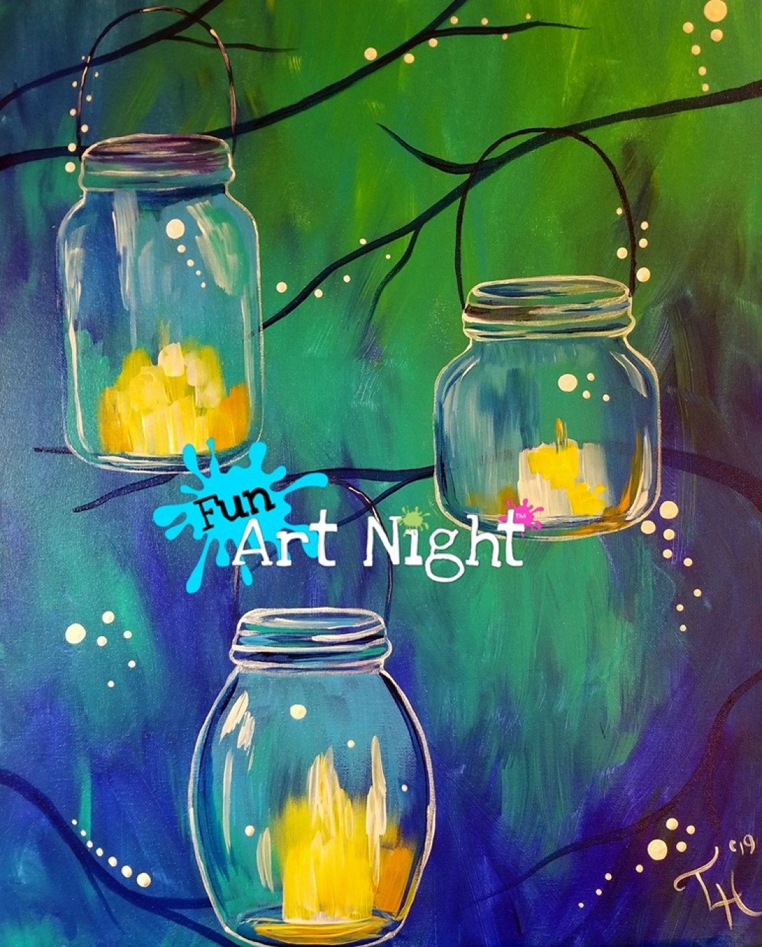 Fun Art Night: Jars of Light in Tulsa, Chimi's Mexican Restaurant ...
