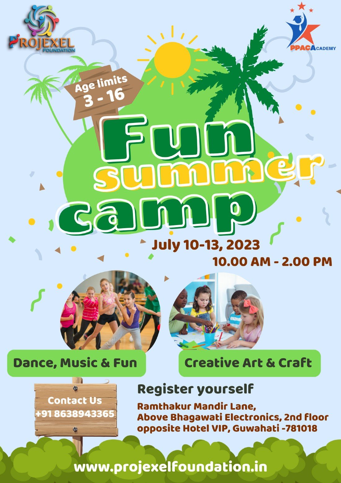 Fun Summer Camp, Projexel Foundation, Lokhra Road, Binowa Nagar, Kala ...