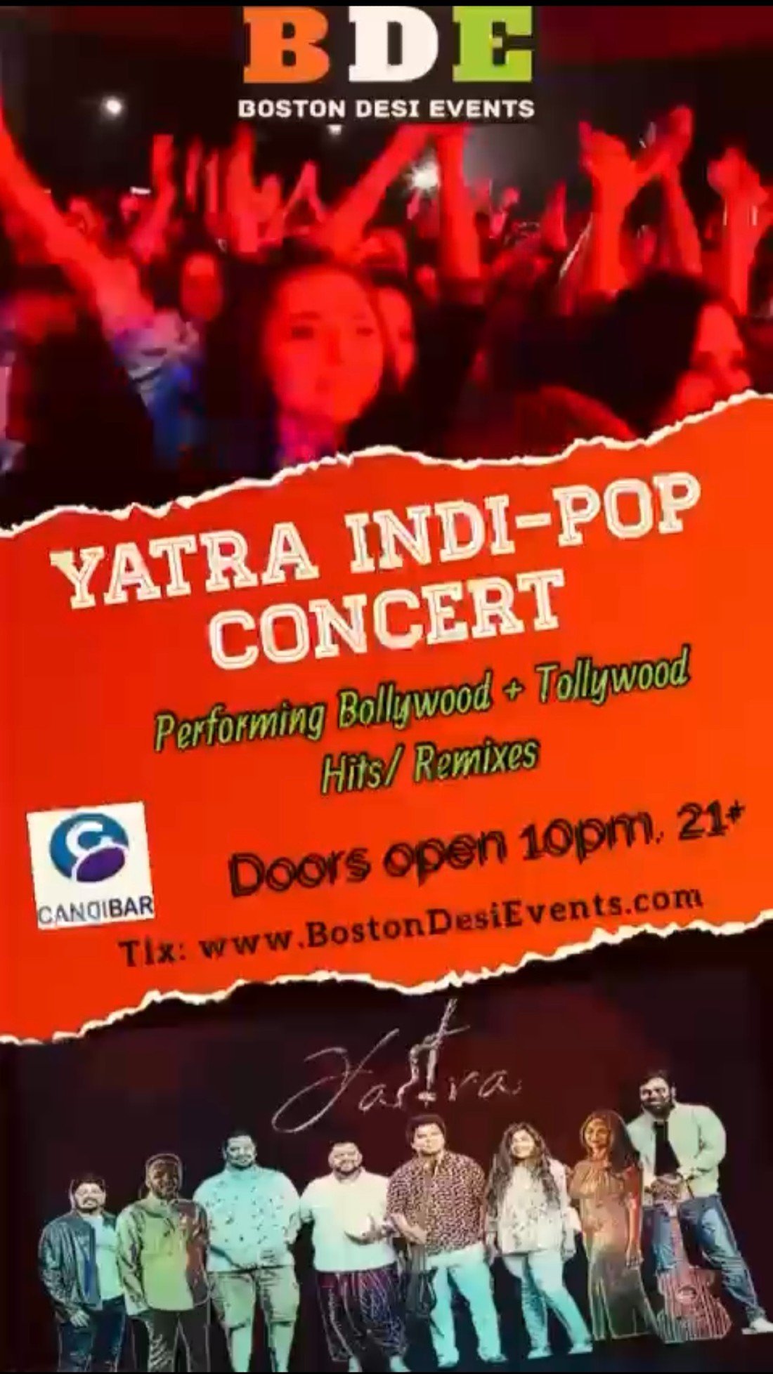 Yatra Band Live @ Candibar. Bollywood / Retro/ Tollywood / Punjabi Hits ...