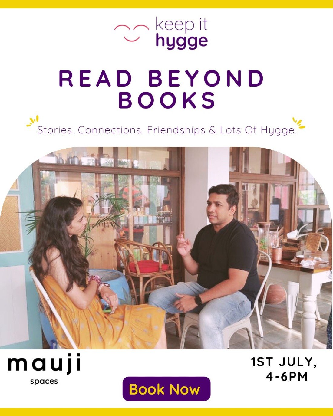 Read Beyond Books by keep it hygge, Mauji Cafe, Pune, 1 July 2023 ...