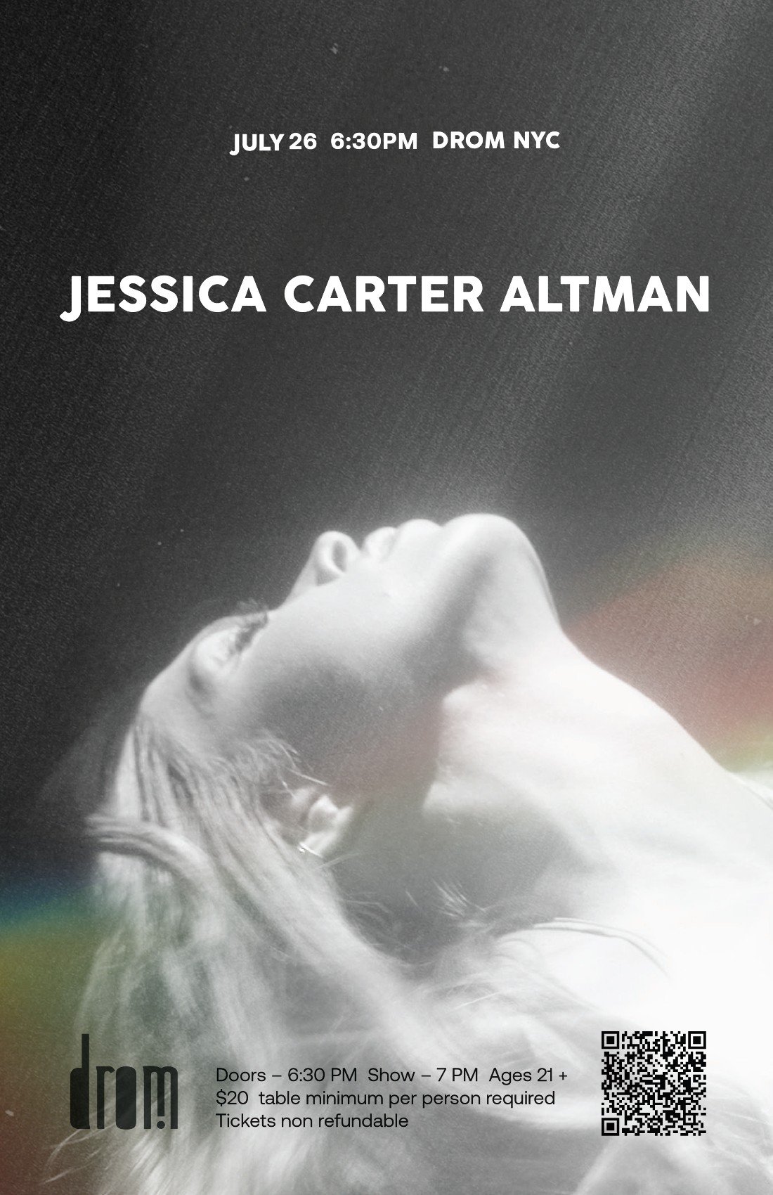 Jessica Carter Altman - Live at DROM NYC!, DROM, New York, 26 July 2023 ...