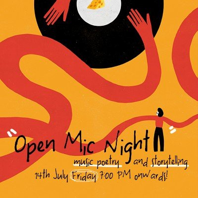 OPEN MIC NIGHT Poetry & Music, Cheese Box Studios, Ahmedabad, September ...