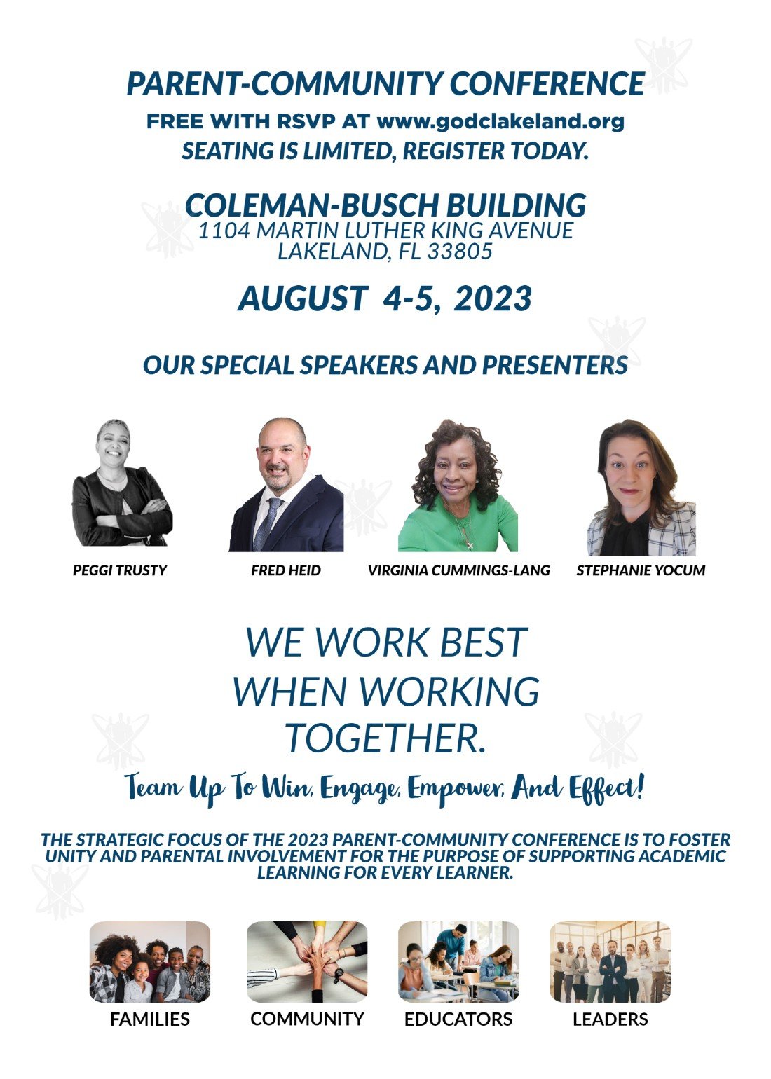 Parent - Community Conference, Coleman-Bush Building, Lakeland, 4 ...