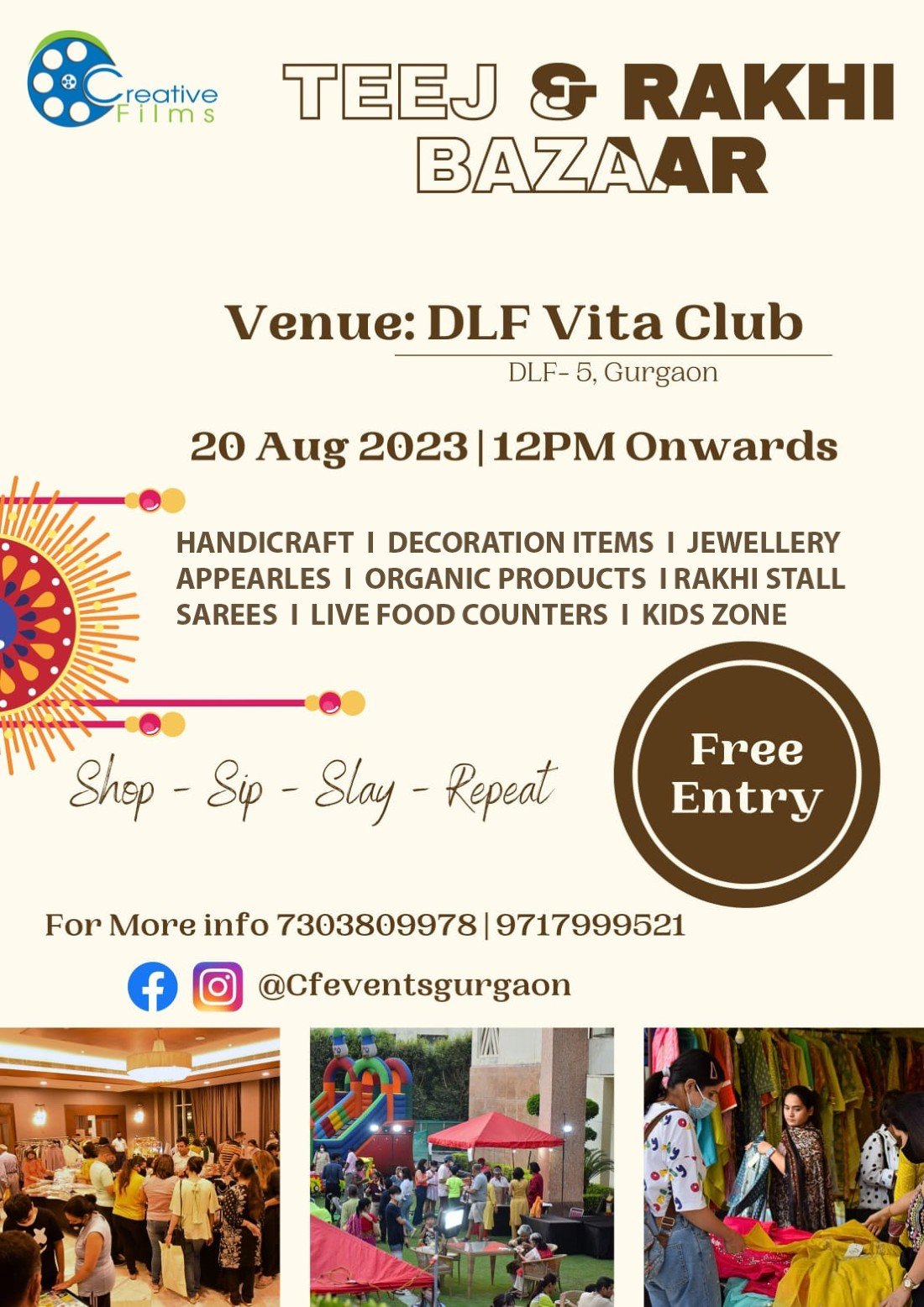 Teej & Rakhi Bazaar, Club Vita, Gurgaon, 20 August 2023 | AllEvents.in