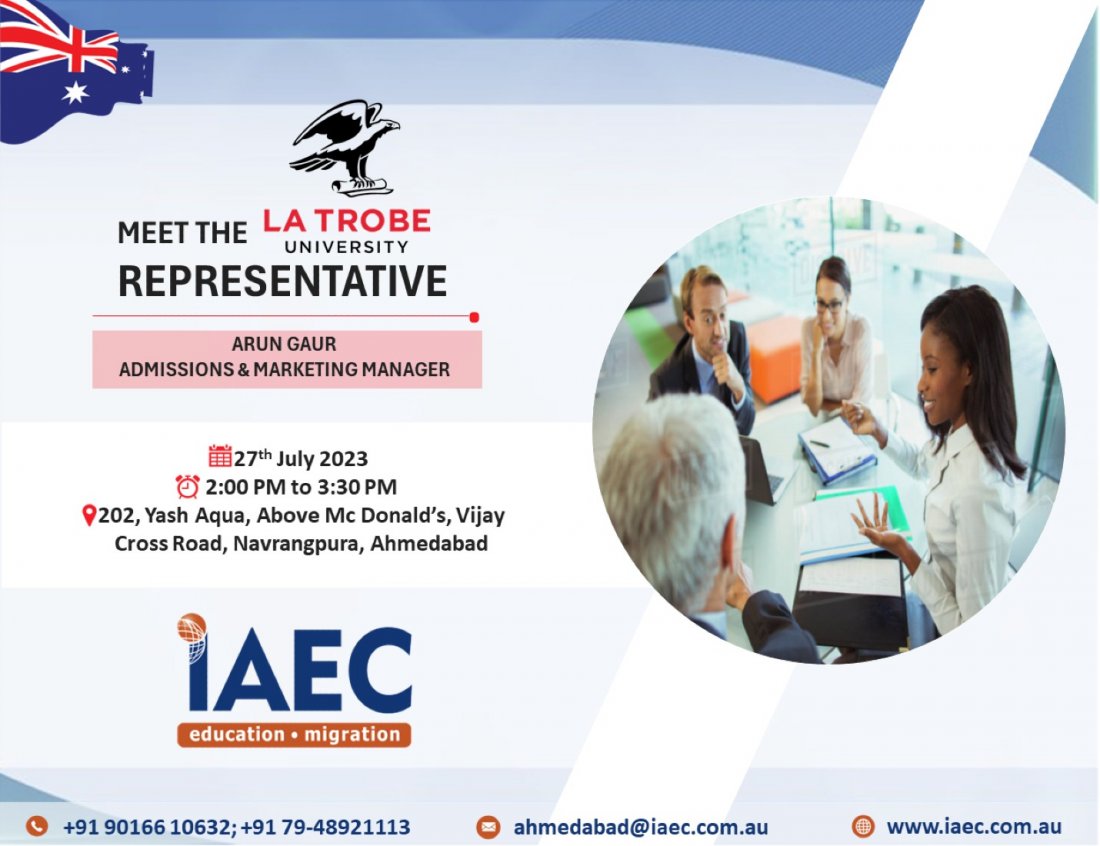 Meet La Trobe University on 27/07/2023, IAEC Education | IAEC Migration ...
