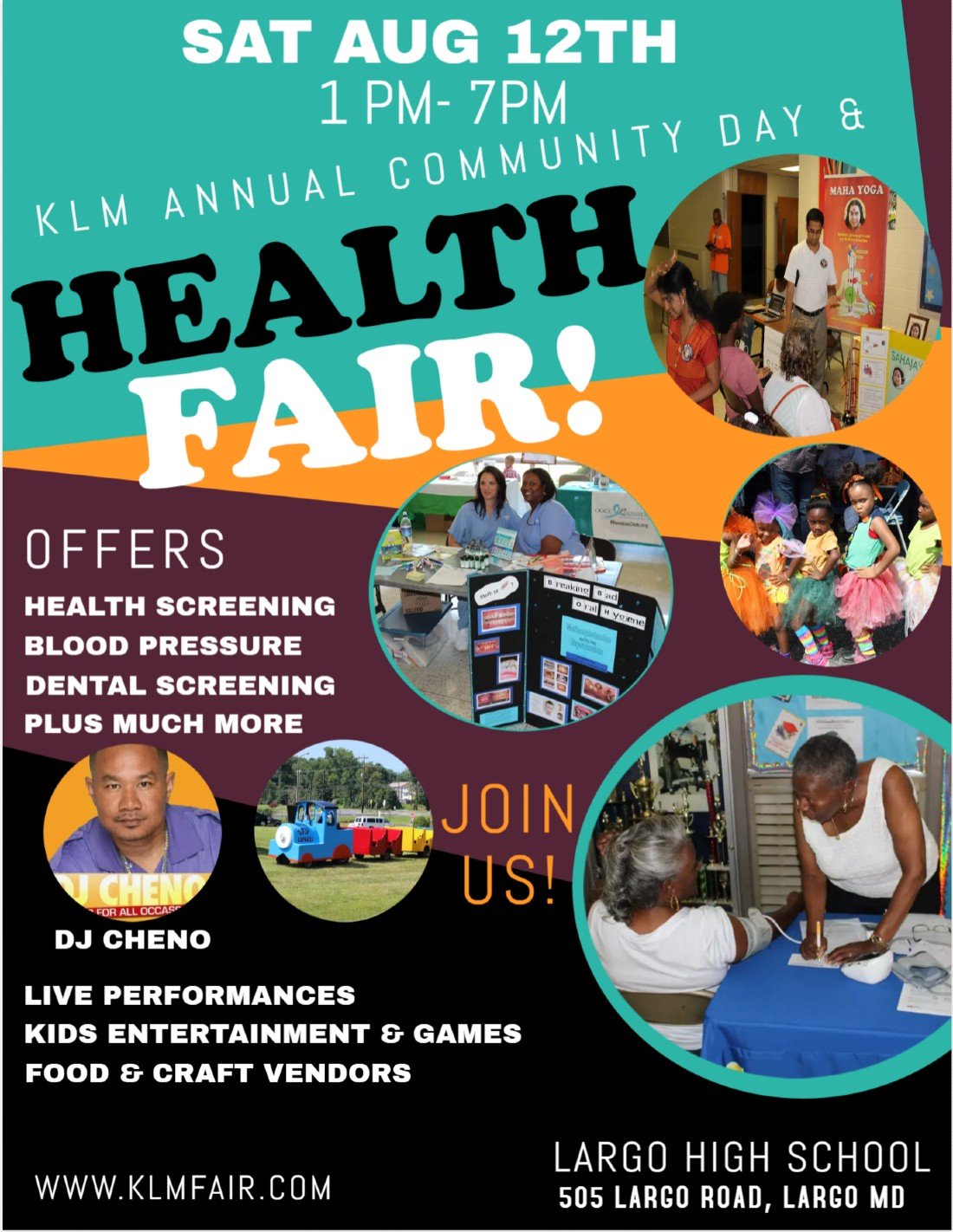 KLM Community Day & Health Fair 2023, Largo High School, Upper Marlboro ...
