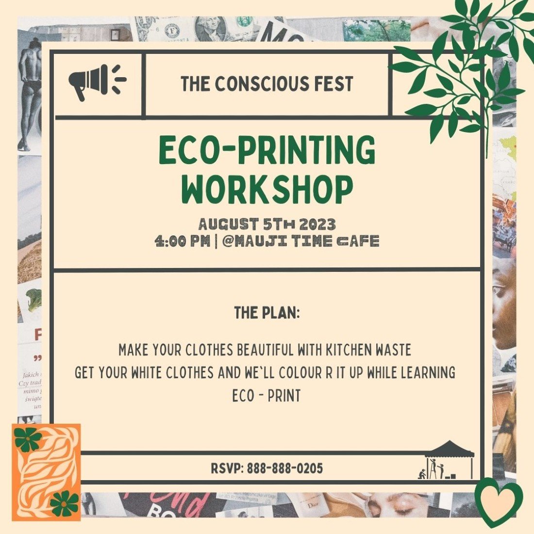 Eco-Printing Workshop (Adults), Mauji Cafe, Pune, 5 August 2023 | AllEvents