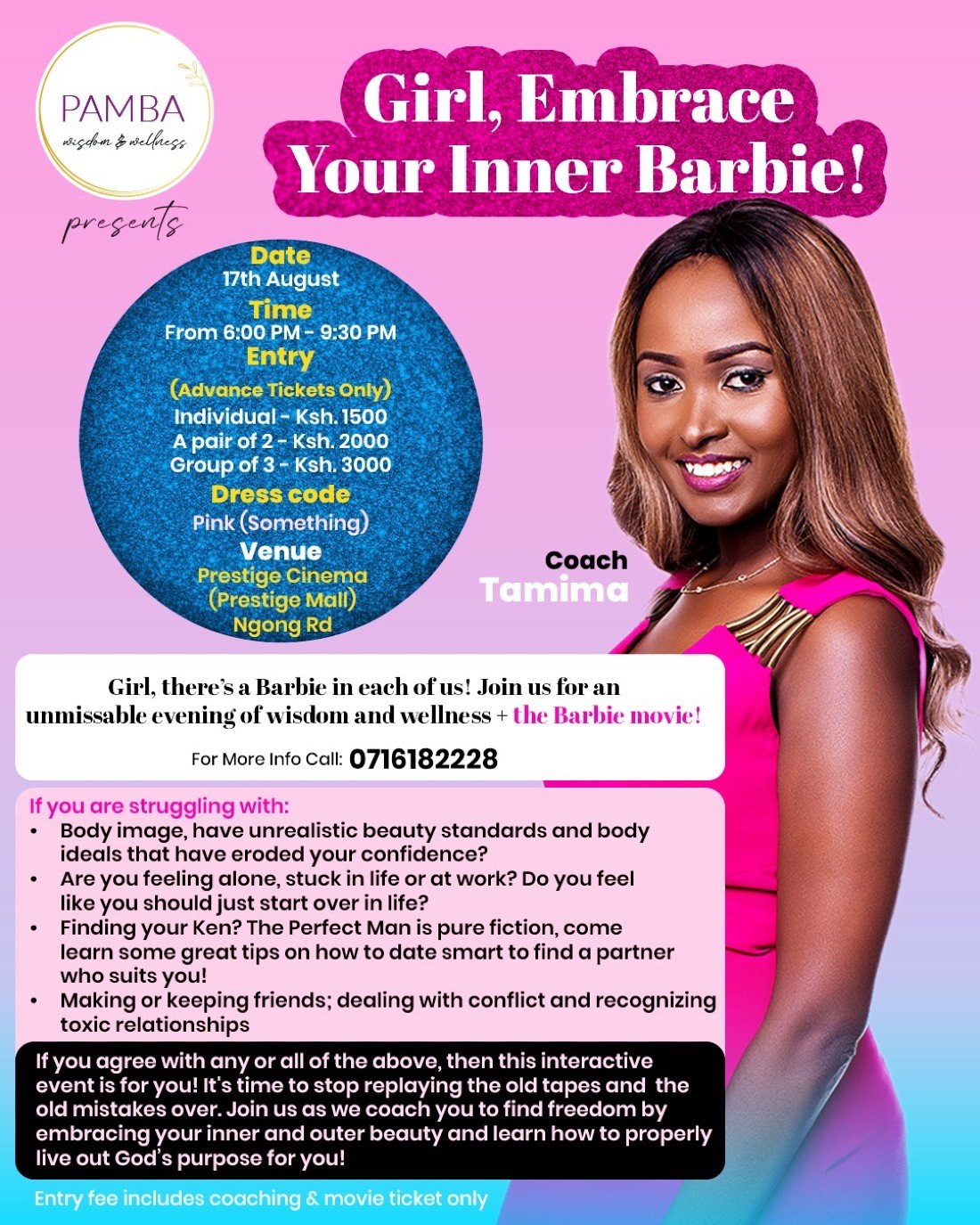 Girl, Embrace Your Inner Barbie (Movie Event), Prestige Cinemas ...