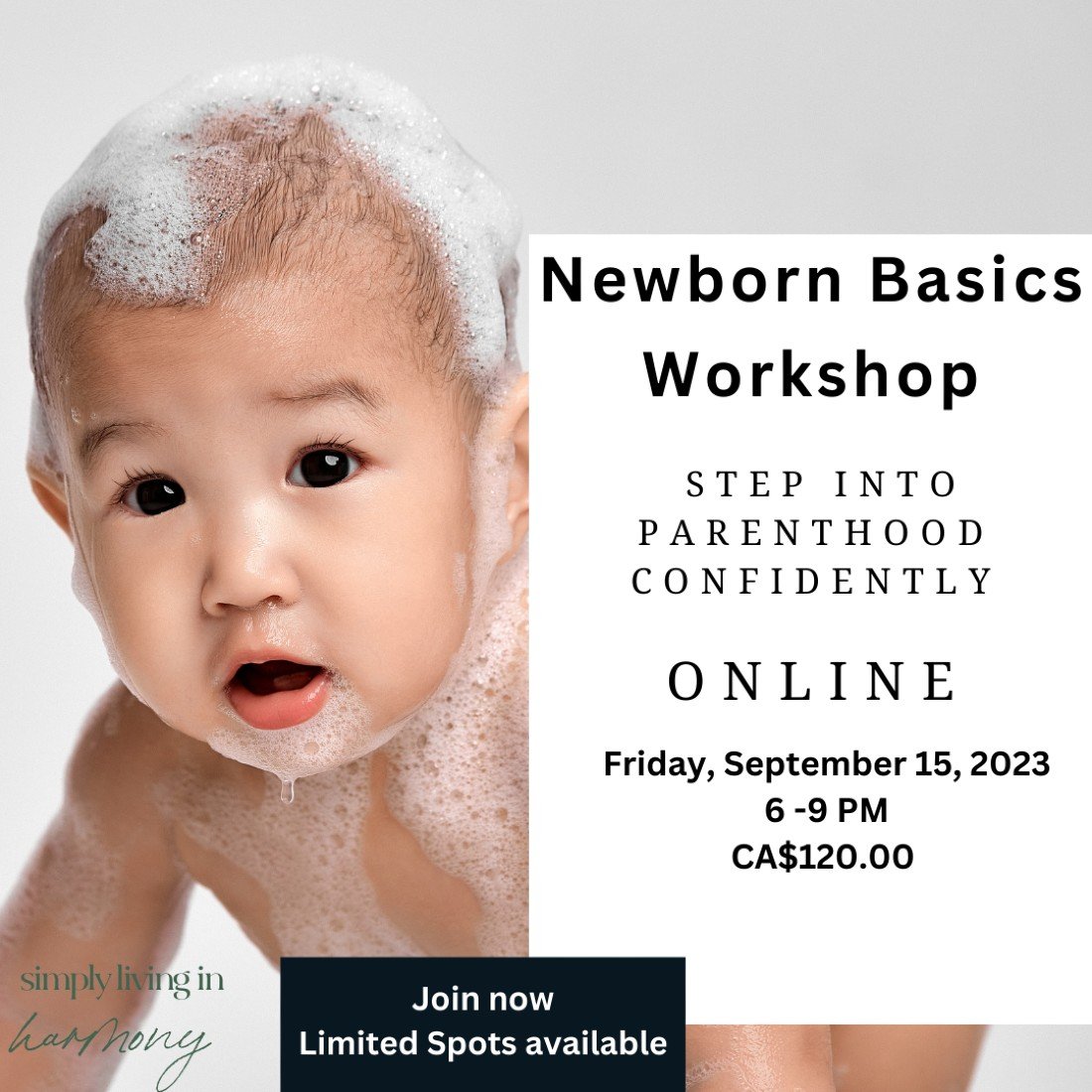 NEWBORN BASICS WORKSHOP , September 15 2023 | Online Event | AllEvents.in