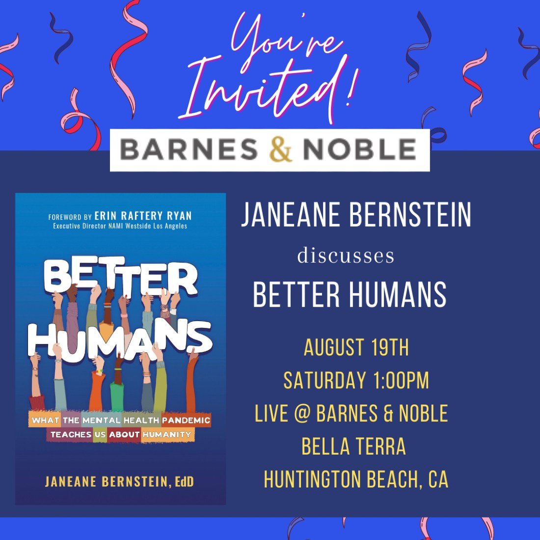 Janeane Bernstein Discusses Better Humans: What The Mental Health ...