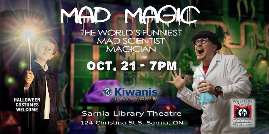 Mad Magic - Sarnia, Sarnia Library, 21 October 2023 | AllEvents