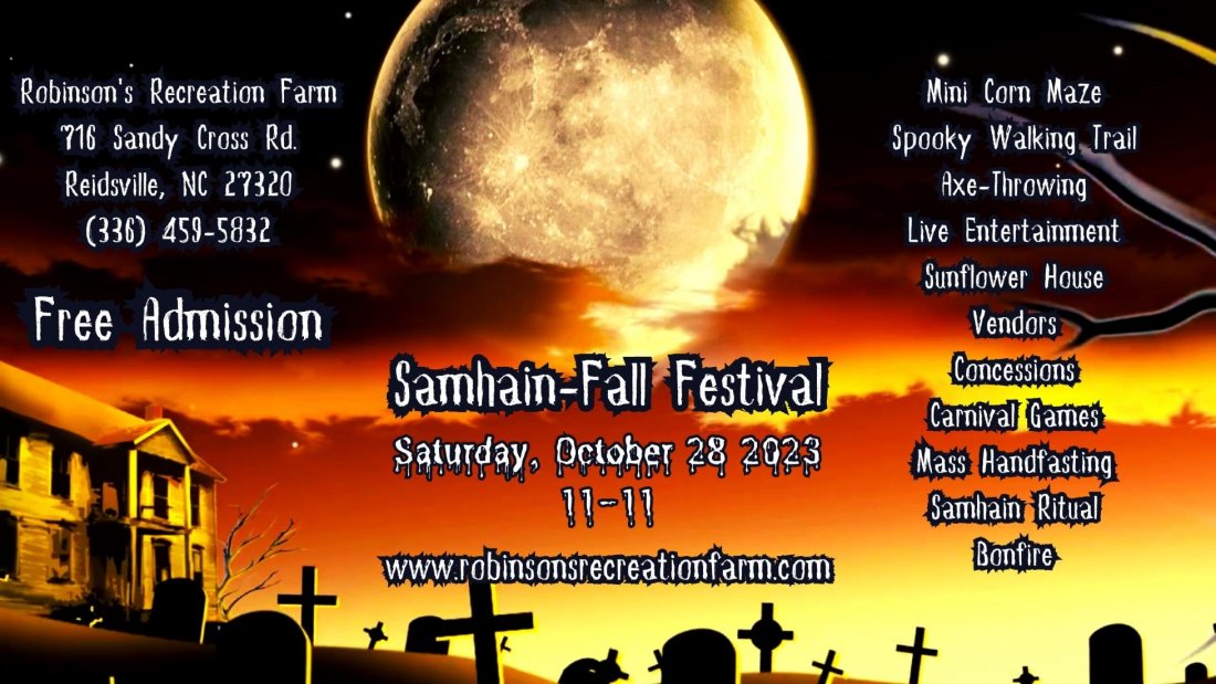 Samhain - Fall Festival, Robinson's Recreation Farm, Reidsville, 28 ...