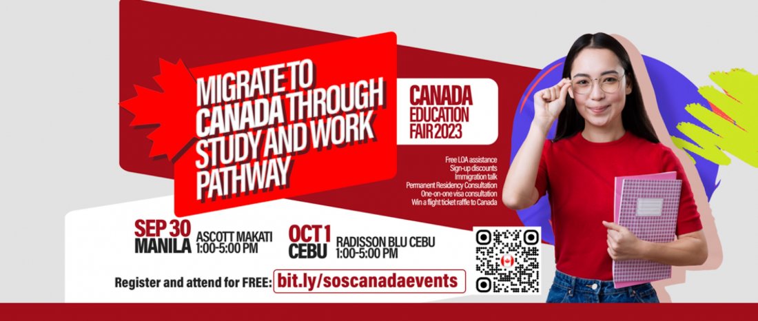 Canada EduFair 2023: Migrate to Canada through Study & Work | MANILA, Ascott Makati, 30 ...