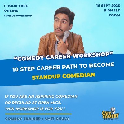 Comedy Career Workshop: 10 Step Career Path To Become Standup Comedian ...