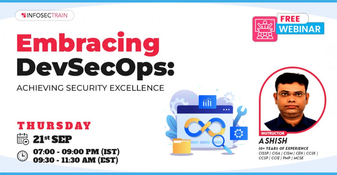 Free Webinar for Embracing DevSecOps: Achieving Security Excellence on AllEvents.in | Online Events