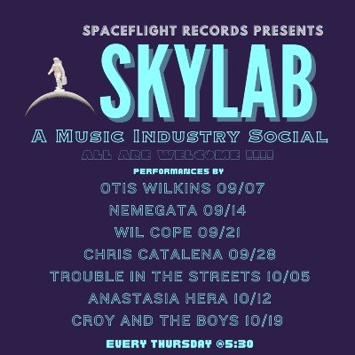 Join nonprofit record label Spaceflight Records for their weekly ...