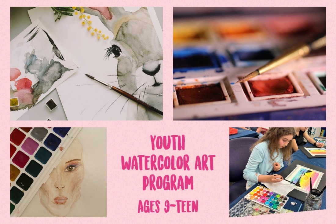Youth Art Journey: Exploring Watercolors 8 Week Art Program Ages 9 ...
