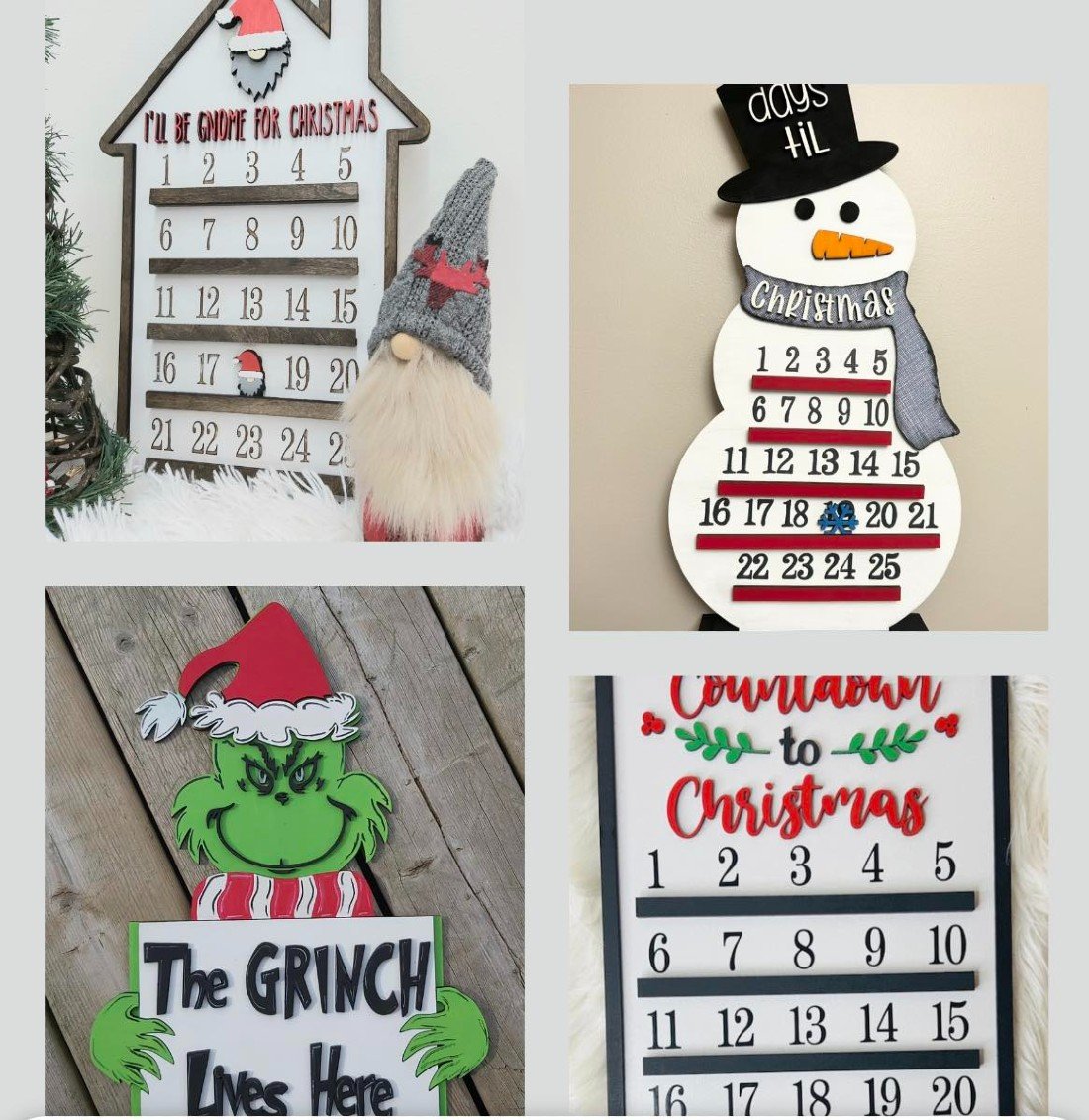 COUNTDOWN TO CHRISTMAS - 3D COUNTDOWN CALENDARS, ITALIAN CORTINA CLUB ...