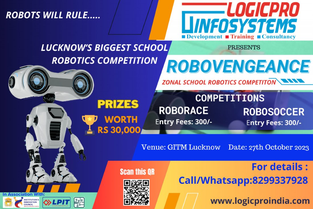 Robovengeance Zonal School Robotics Competition, GITM(Goel Institute Of ...