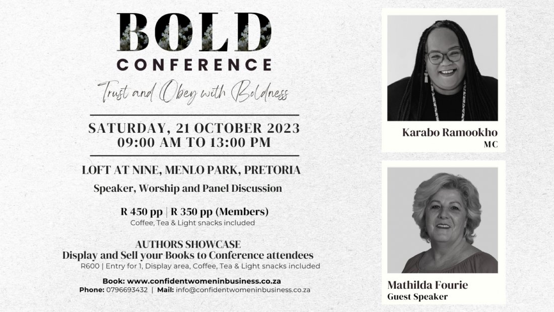 CWIB BOLD Conference, LOFT AT NINE - THE INDUSTRIAL VENUE, Pretoria, 21 ...