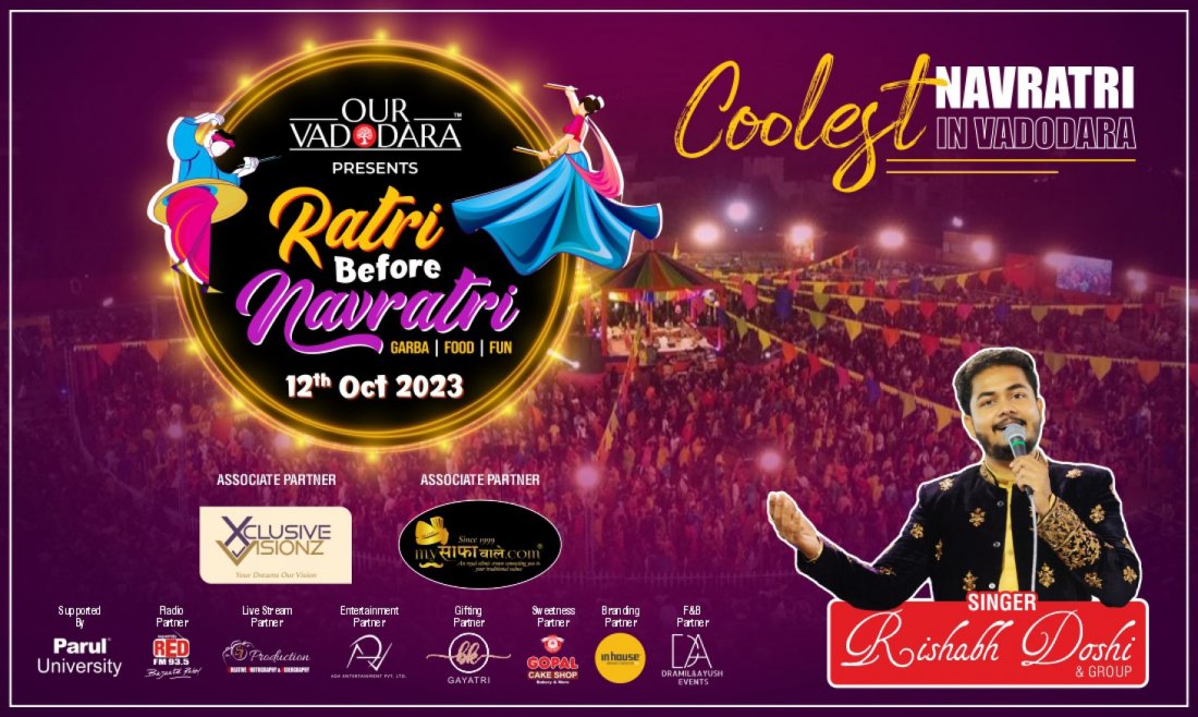 RATRI BEFORE NAVRATRI 2023, Shivaanta farm, Gotri Sevasi road, Vadodara ...