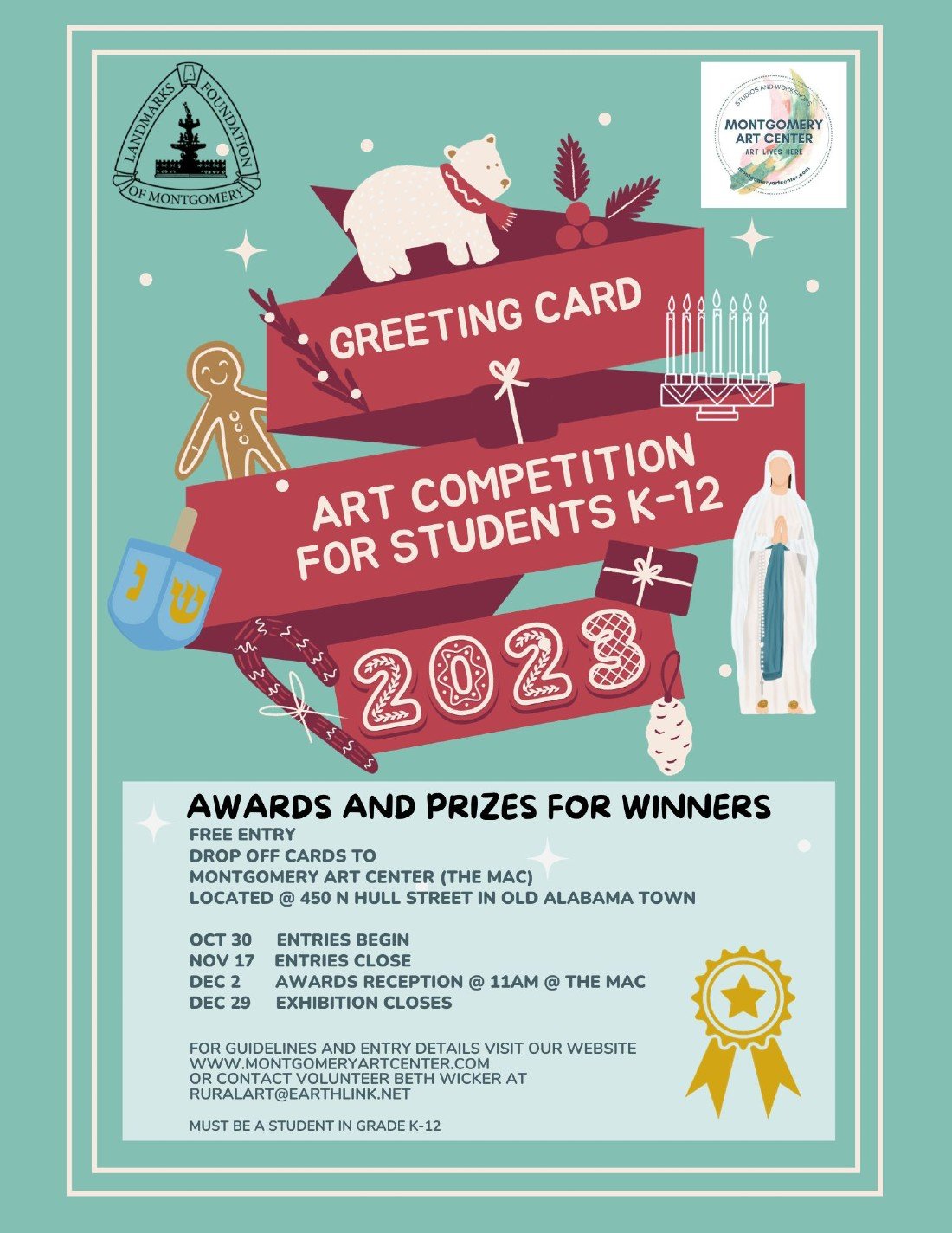 Greeting Card Art Competition for Students K-12, The Montgomery Art ...