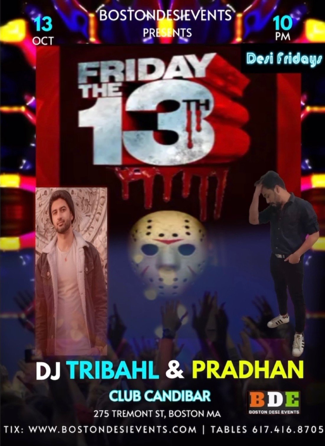 DESI FRIDAYS @ CANDIBAR - FRIDAY THE 13th Party, Candibar Boston ...