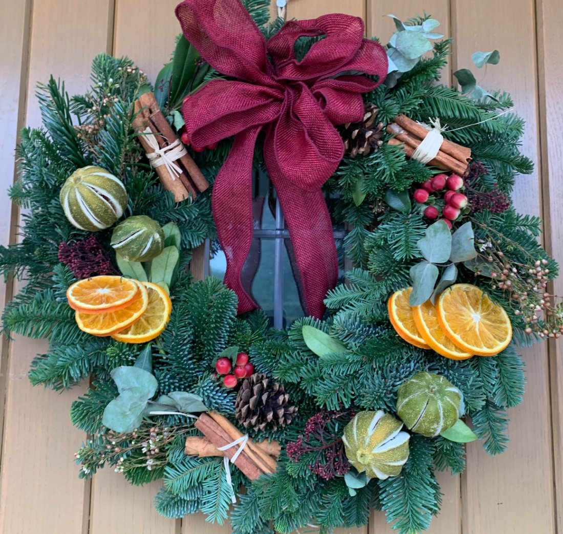 Christmas Wreath Workshop with Lilac & Willow Florists, Home Farm ...