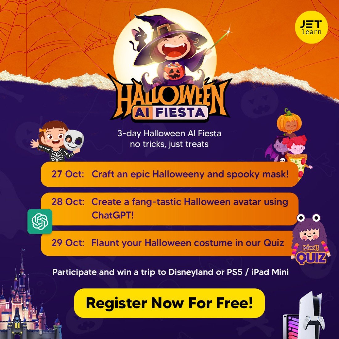 Halloween AI Fiesta for Kids, October 27 2023 | Online Event | AllEvents.in