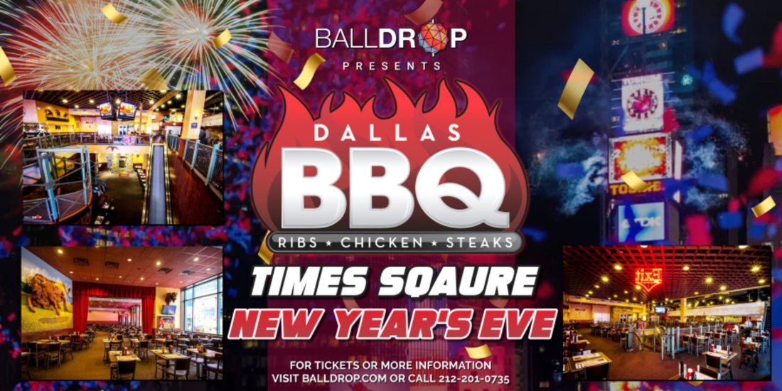 Dallas BBQ Times Square New Years Eve, Dallas BBQ Times Square, New ...