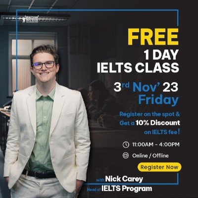 IELTS Mock Class Event - Join MOEC for English Proficiency, Meridean ...