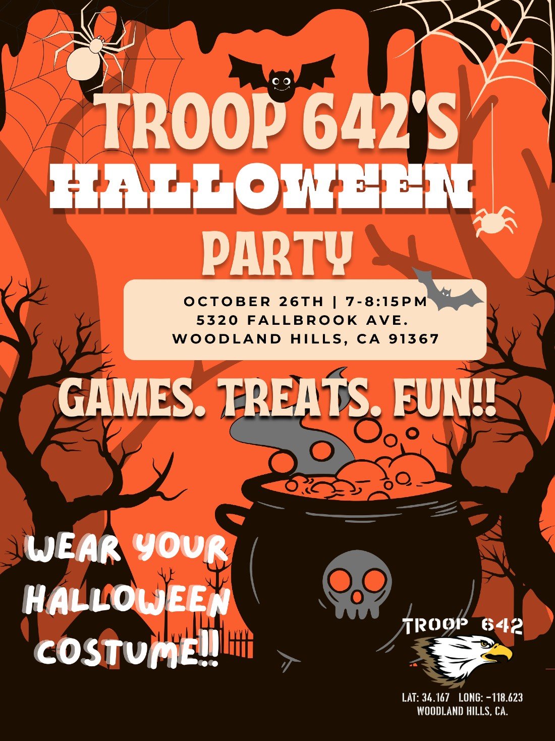 Boy Scout Troop 642 - Halloween Event, American Legion Post 826 ...