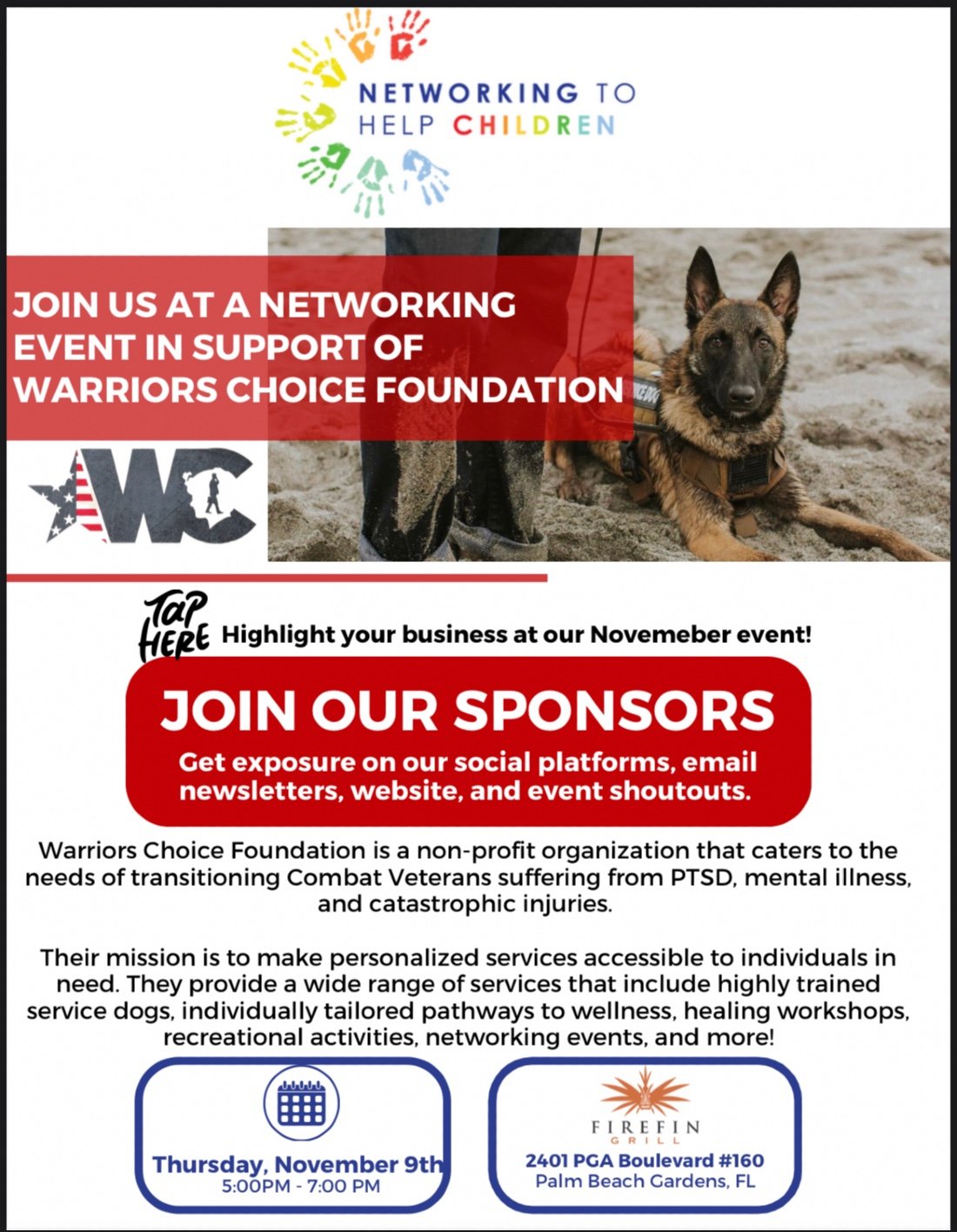 warrior choice foundation, 2401 PGA Boulevard, North Palm Beach, 9 ...