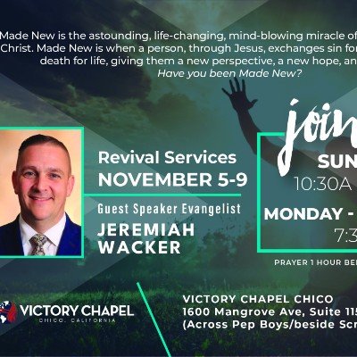 Holy Ghost Revival Tickets, Victory Chapel Chico, November 5 to ...