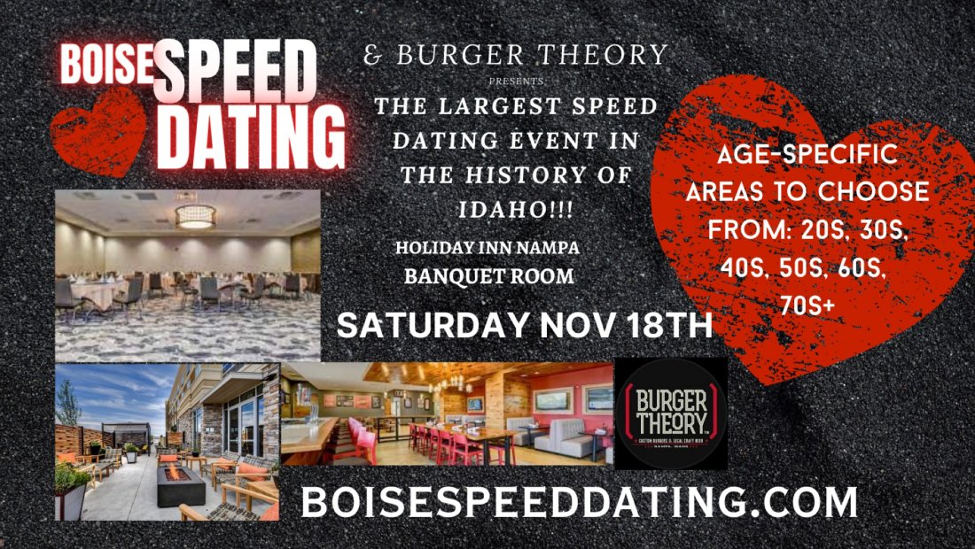 Speed Dating by Age Group @ Holiday Inn Nampa, Holiday Inn Nampa, 18 ...
