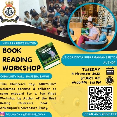 Childrens Day Special - Book Reading Adventure, Nausena Baugh Community ...