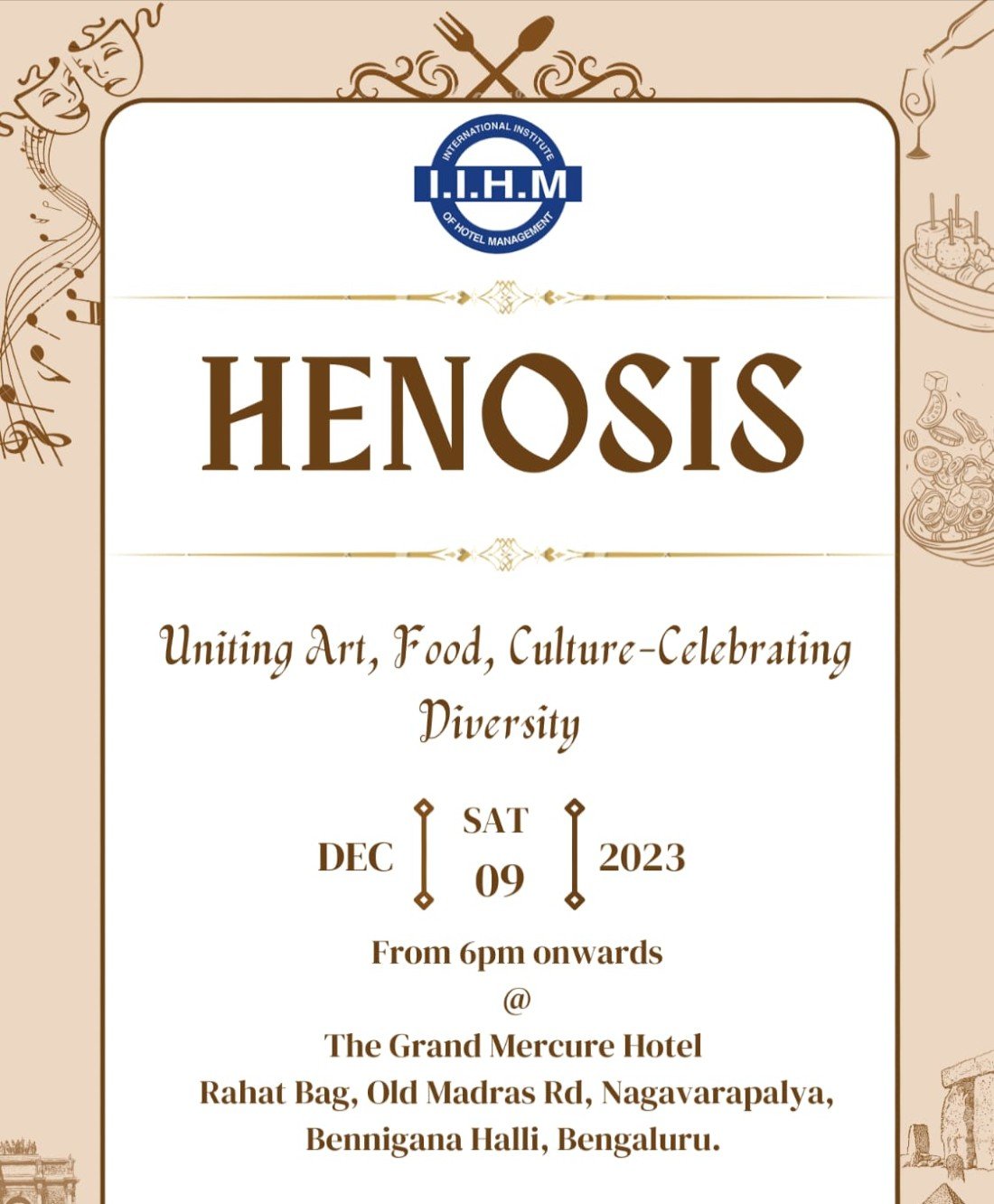 Henosis -food fest, Grand Mercure Mysore, Nelson Mandela Road, Bamboo ...