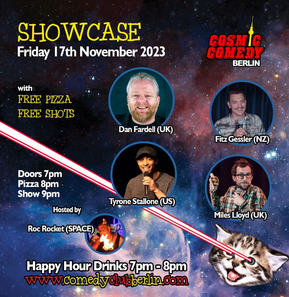 Cosmic Comedy Club Berlin : Showcase, Cosmic Comedy Club Berlin ...
