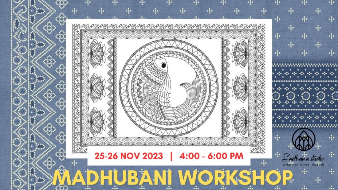 Madhubani drawing workshop , Sadhana Studio, Ahmedabad, 25 November to 26 November | AllEvents