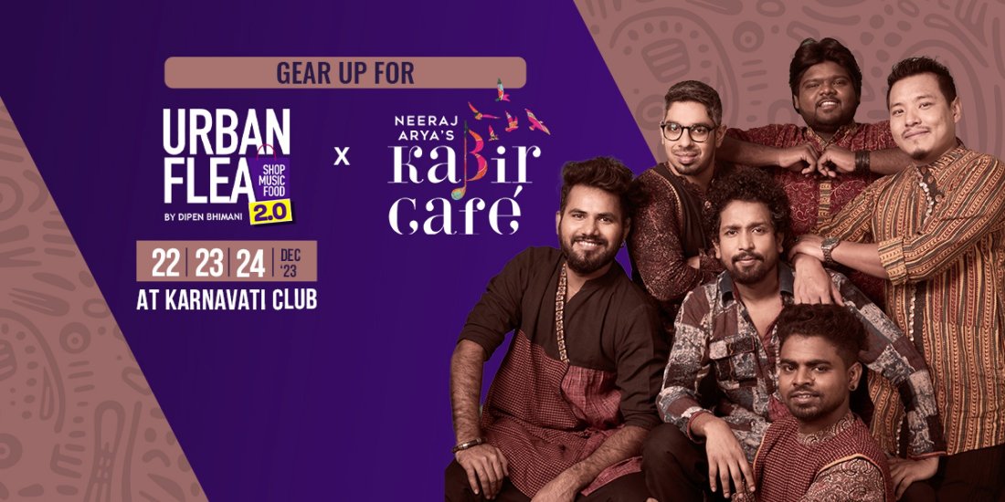KABIR CAFE AT URBAN FLEA, KARNAVATI CLUB , Ahmedabad, 24 December 2023 ...