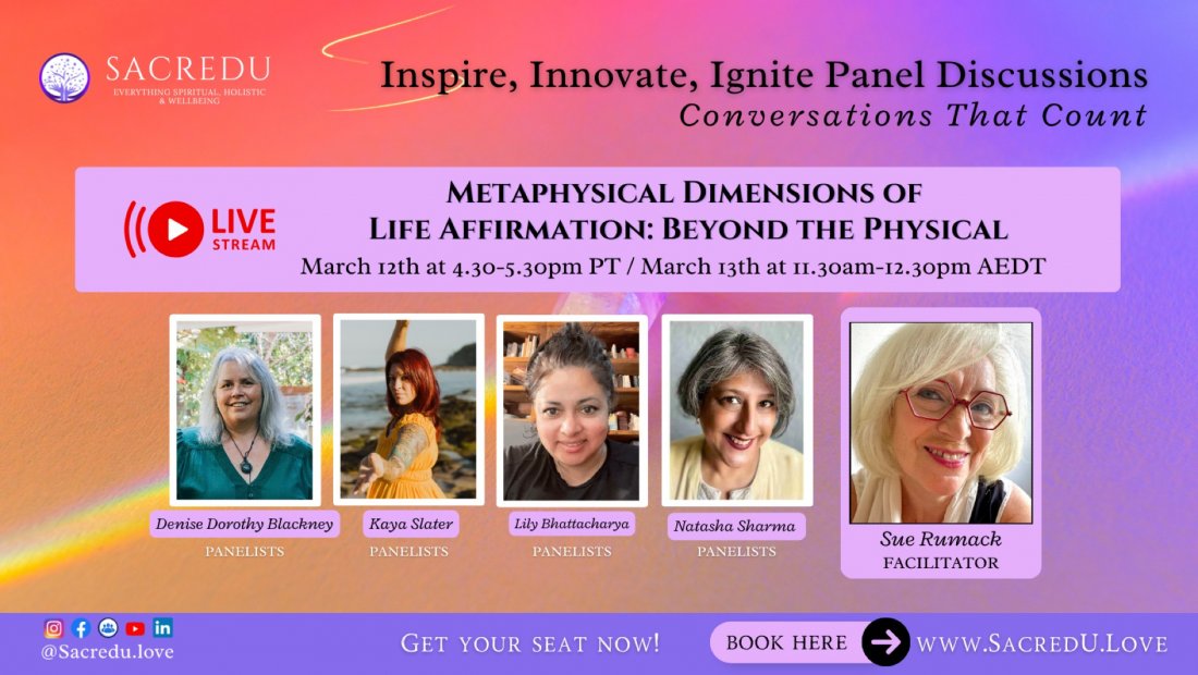 Metaphysical Dimensions Of Life Affirmation, March 8 2024 | Online ...