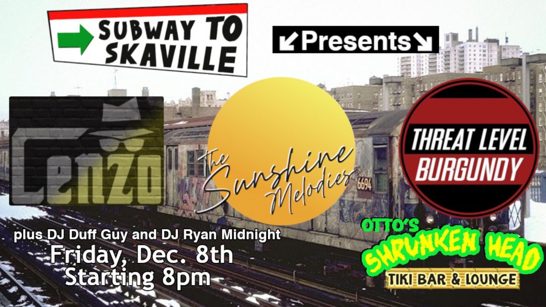 The Sunshine Melodies, Cenzo, Threat Level Burgundy, DJ Duff Guy & Ryan ...