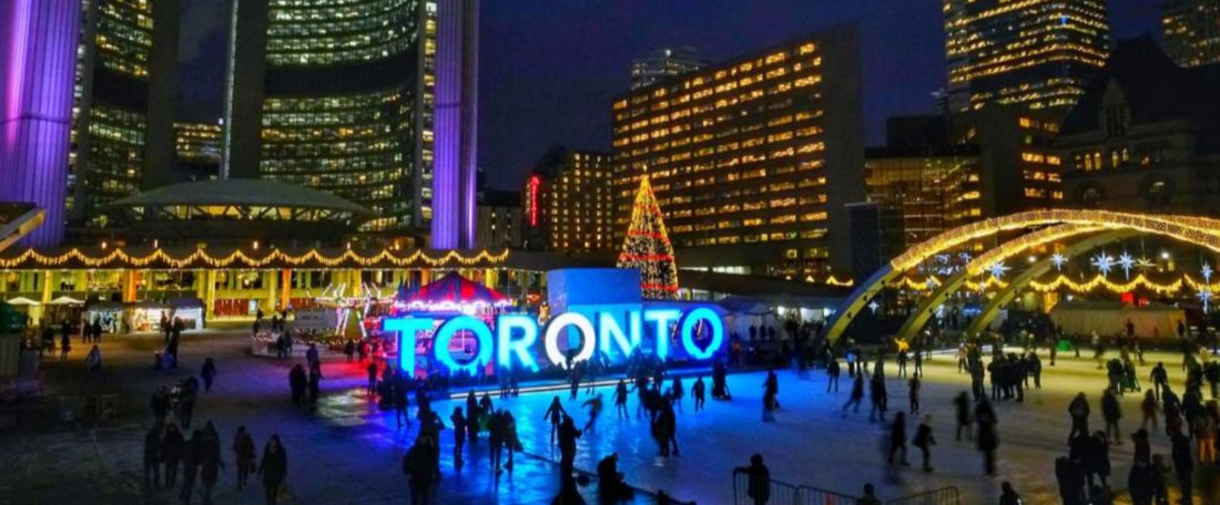 Cavalcade of Lights 2023, Nathan Phillips Square, Toronto, Ontario ...