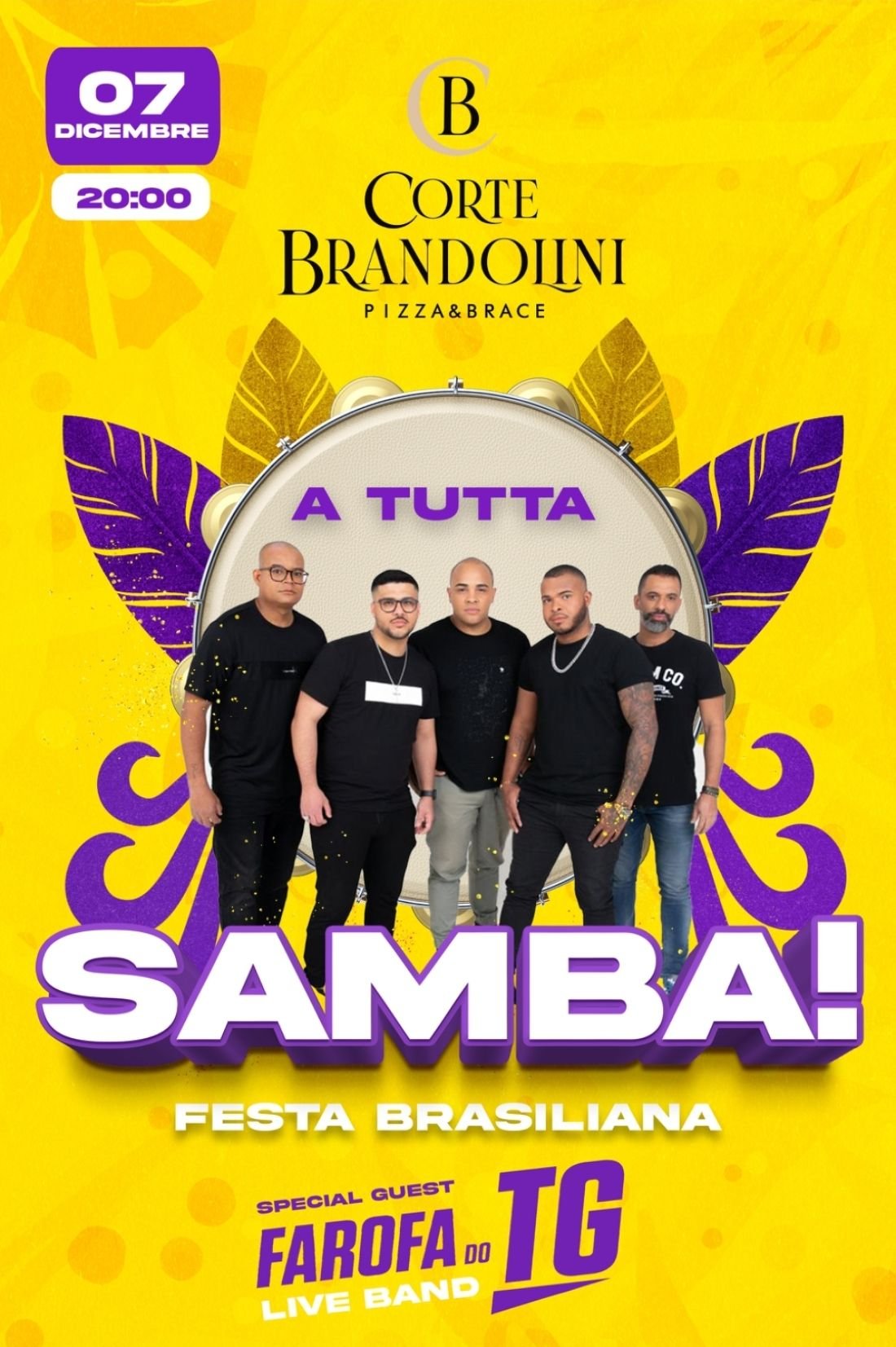 Samba Live in Corte Brando Tickets, Corte Brandolini, Pieve di Soligo ...
