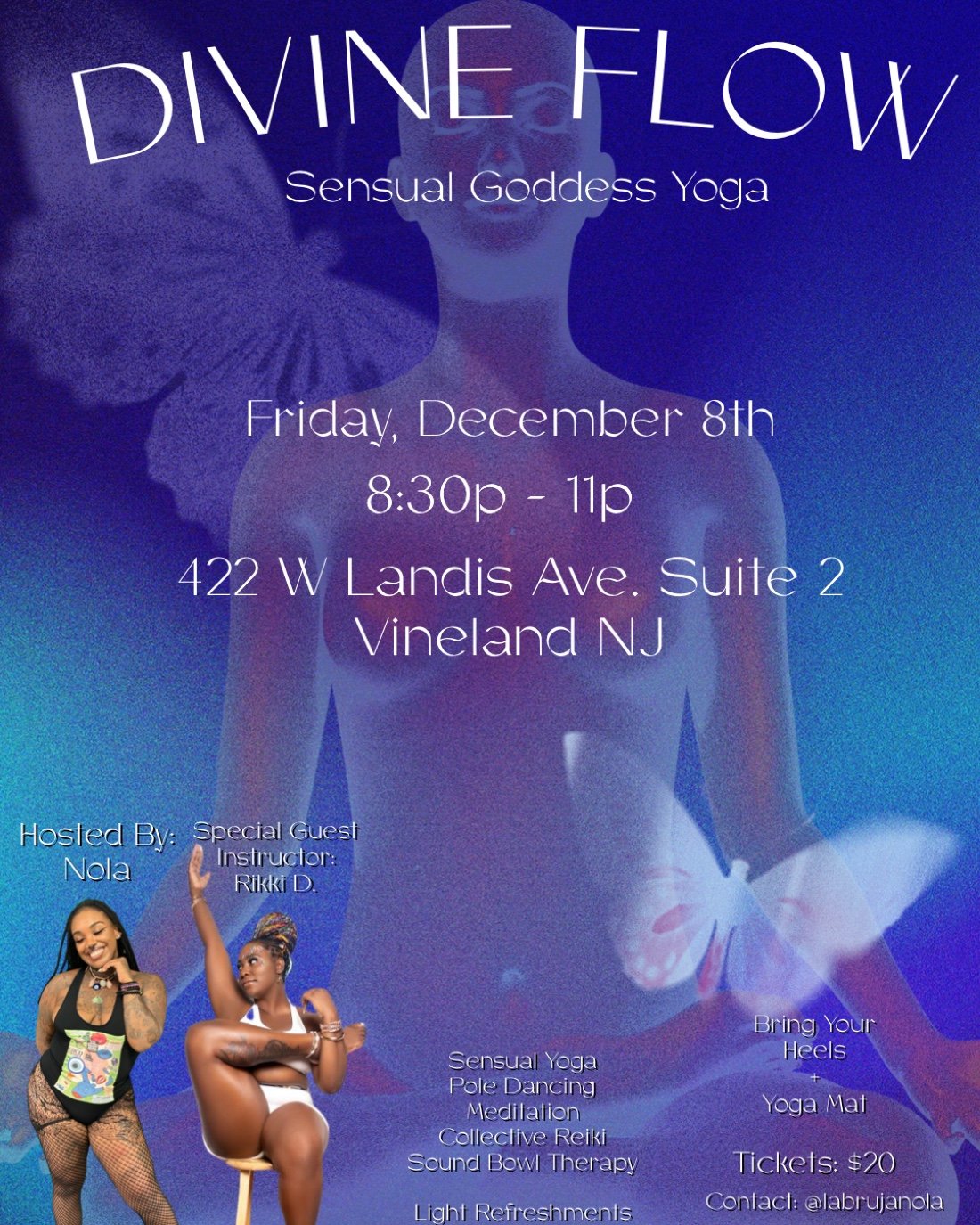 Divine Flow Sensual Yoga, 422 W Landis Ave, Vineland, 8 December 2023 | AllEvents