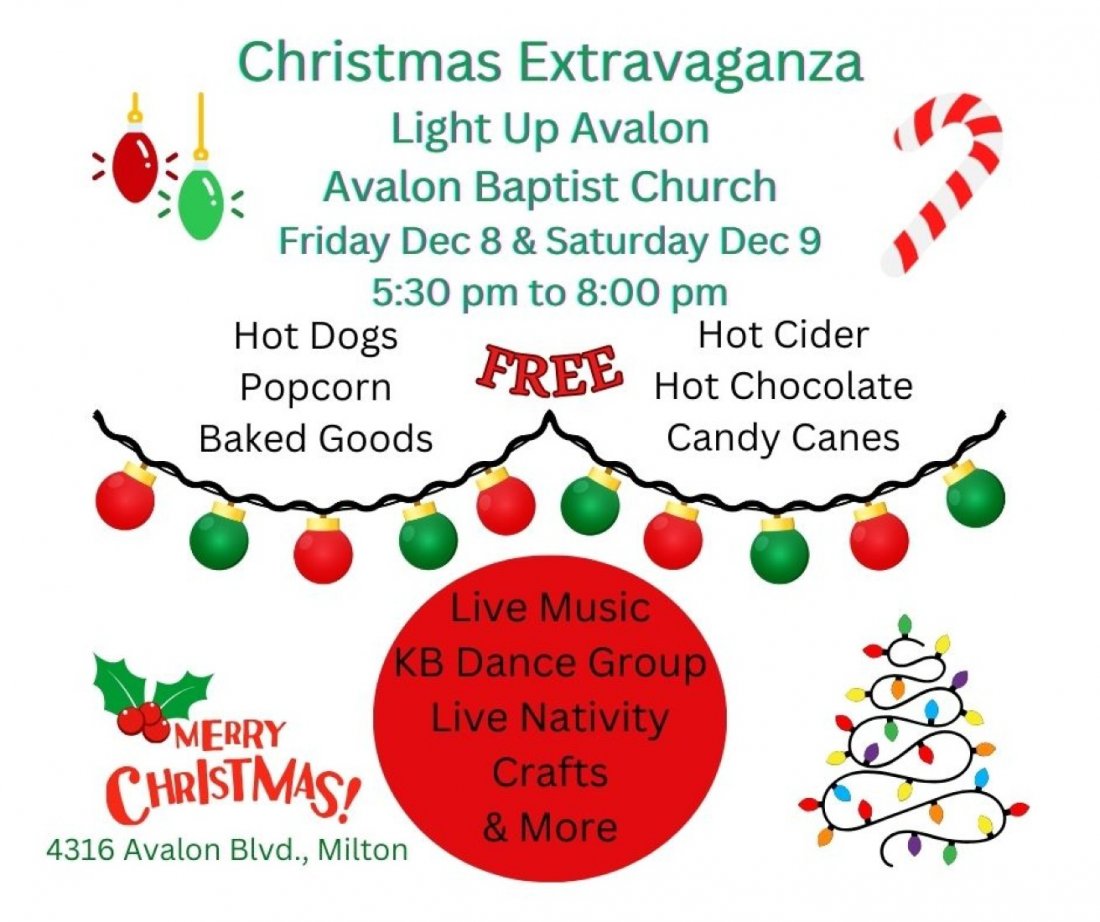 Avalon Baptist Church Christmas Extravaganza, 4316 Avalon Blvd, Milton, 8 December 2023 ...