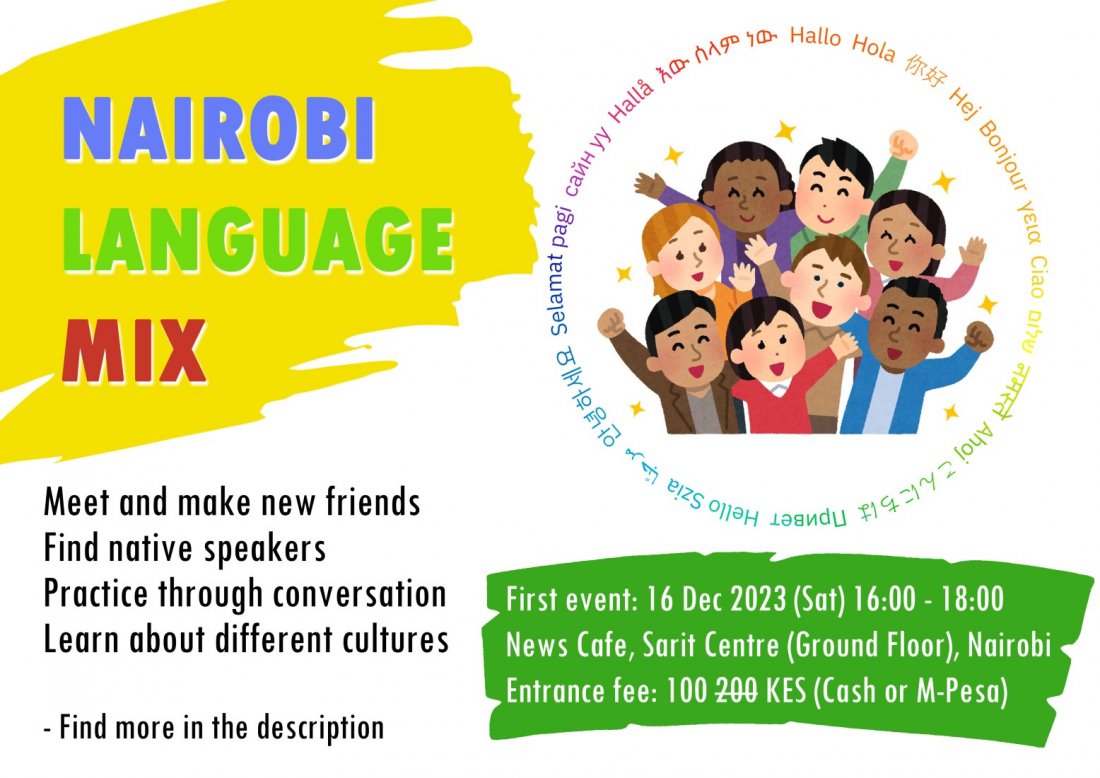 Nairobi Language Mix, News Cafe (Nairobi Sarit Centre), 16 December ...